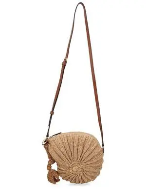 ANYA HINDMARCH Woven Raffia Cross Body Bag