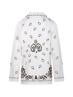 P.a.r.o.s.h Embroidered Linen Jacket