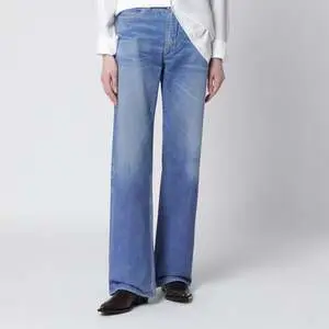 Our Legacy Wata Cut Jeans With Aurora Digital Print - Blue