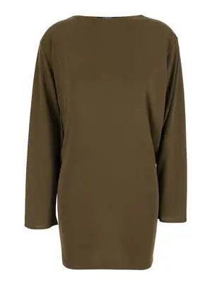 Jacquemus JACQUEMUS 'La Robe Mistral' Viscose Dress Green