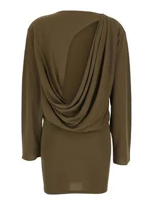 Jacquemus La Robe Mistral' Viscose Dress - Green