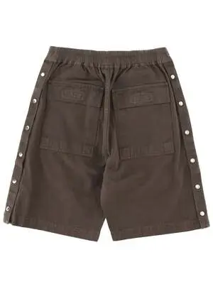 Rick Owens Wide Pusher Shorts - Brown