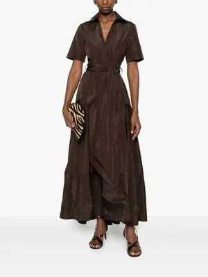 P.a.r.o.s.h Brown Polyester Dress