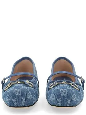 Gucci Ballerina Flats With Horsebit Detail