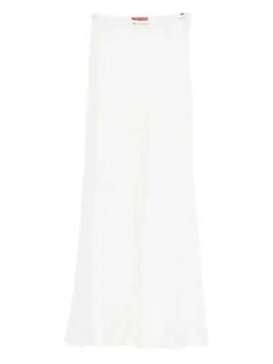 Missoni MISSONI White Viscose Patterned Pants Multicolor