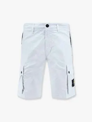 Stone Island Organic Cotton Cargo Shorts