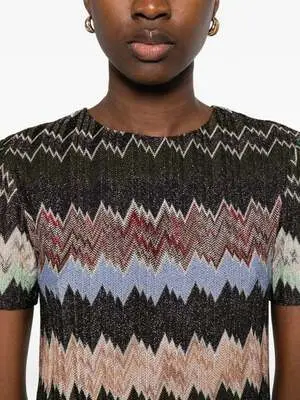 Missoni Zigzag Knit Short Dress