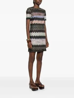 Missoni Zigzag Knit Short Dress