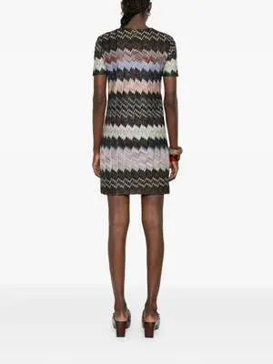 Missoni Zigzag Knit Short Dress