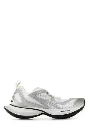 Balenciaga Two-tone Mesh And Fabric Circuit Sneakers - Multicolor