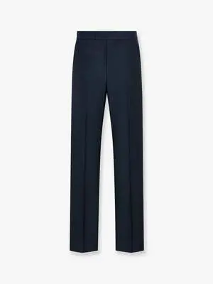 Dior Wool And Mohair Trousers With Satin Details - Multicolor