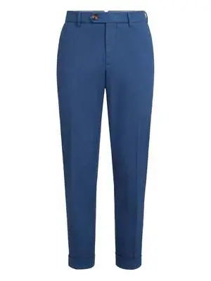Brunello Cucinelli Garment-dyed Cotton Gabardine Trousers - Multicolor