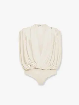 Alaïa Hooded Viscose Top