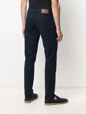 Brunello Cucinelli Straight Leg Stretch-cotton Denim Jeans - Multicolor