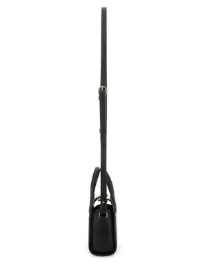 A.p.c. Demi-lune Tote Bag Small - Black