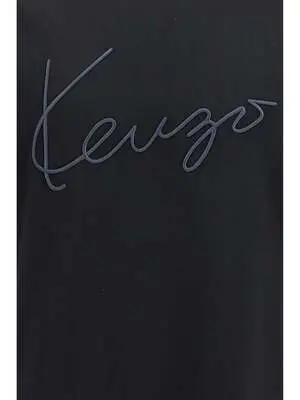 Kenzo Embroidered Signature Cotton T-shirt