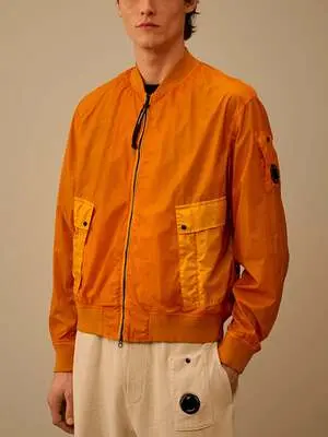 C.P. COMPANY Polyamide Bomber Jacket - Multicolor
