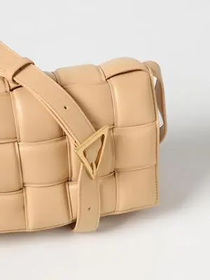 Bottega Veneta Woven Leather Crossbody Bag - Cream
