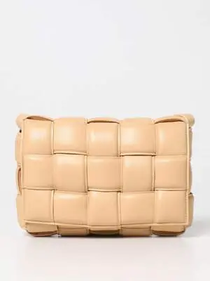 Bottega Veneta Woven Leather Crossbody Bag - Cream