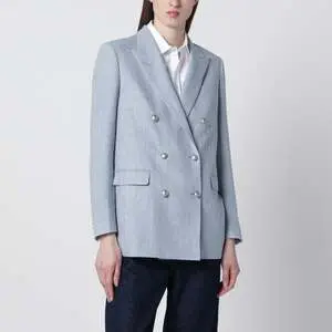 Tagliatore Double-breasted Cotton-blend Jacket