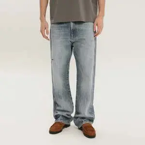 1989 STUDIO Rhodesian Pants In Stone Denim