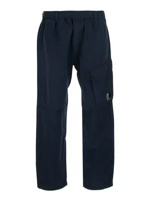 C.P. COMPANY C.P. COMPANY Cotton Linen Blend Cargo Pants Multicolor