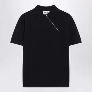 Miu Miu Short Sleeve Cashmere Polo