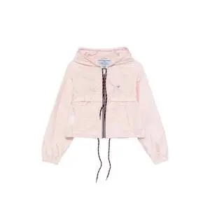 Prada Cropped Zip-up Jacket - Pink