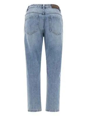 Brunello Cucinelli Straight Leg Denim Pants