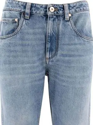 Brunello Cucinelli Straight Leg Denim Pants