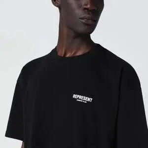 REPRESENT Cotton T-shirt With Logo - Black