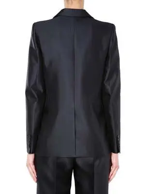 Givenchy Double-breasted Jacket With Mirror Revers - Blue