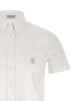 Brunello Cucinelli Short Sleeve Button-up Shirt