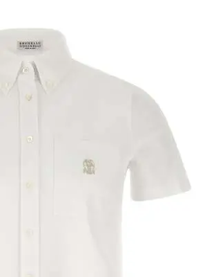 Brunello Cucinelli Short Sleeve Button-up Shirt