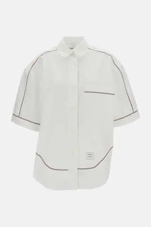 Thom Browne Short Sleeve Oversized Shirt