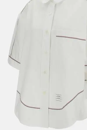 Thom Browne Short Sleeve Oversized Shirt