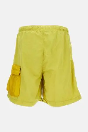 C.P. COMPANY Nylon Cargo Shorts With Lens Detail