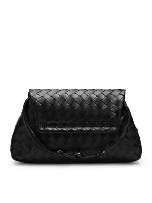 Bottega Veneta Woven Leather Pouch - Black