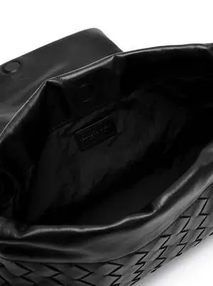 Bottega Veneta Woven Leather Pouch - Black