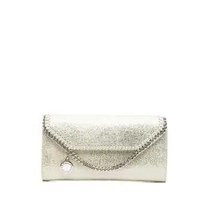 Stella McCartney Grey Clutch Bag With Silver-tone Hardware