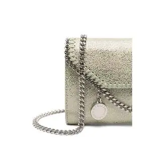 Stella McCartney Grey Clutch Bag With Silver-tone Hardware