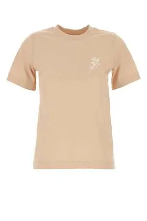 Burberry Burberry Cotton T-Shirt Orange