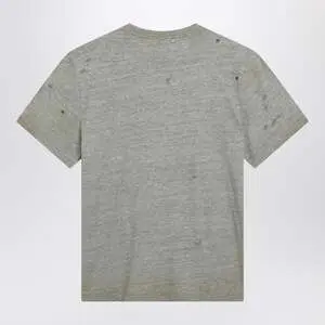 GOLDEN GOOSE Grey Vintage-effect T-shirt With Print