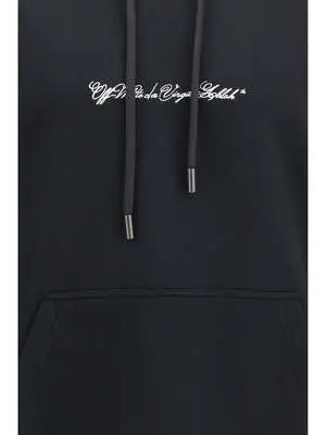 Off-White Script Arrow Diagonal Skate Hoodie - Black