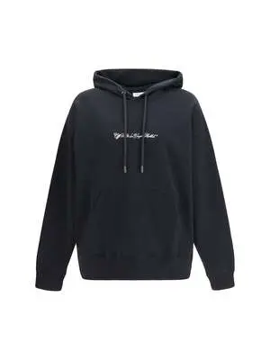 Off-White Script Arrow Diagonal Skate Hoodie - Black