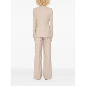 Tagliatore Neutrals Tailoring Evening Suit With Flap Pockets - Cream