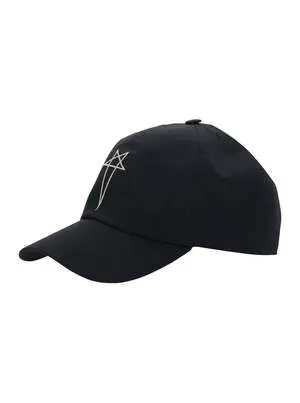 Rick Owens Embroidered Cotton Baseball Cap - Multicolor