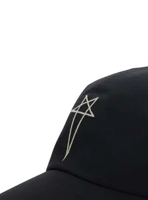 Rick Owens Embroidered Cotton Baseball Cap
