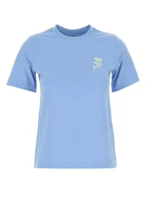 Burberry BURBERRY Cotton T-Shirt Blue