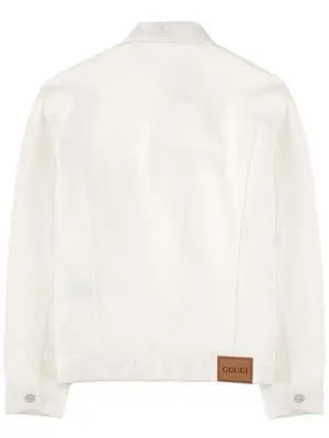 Gucci Denim Jacket With Horsebit Detail